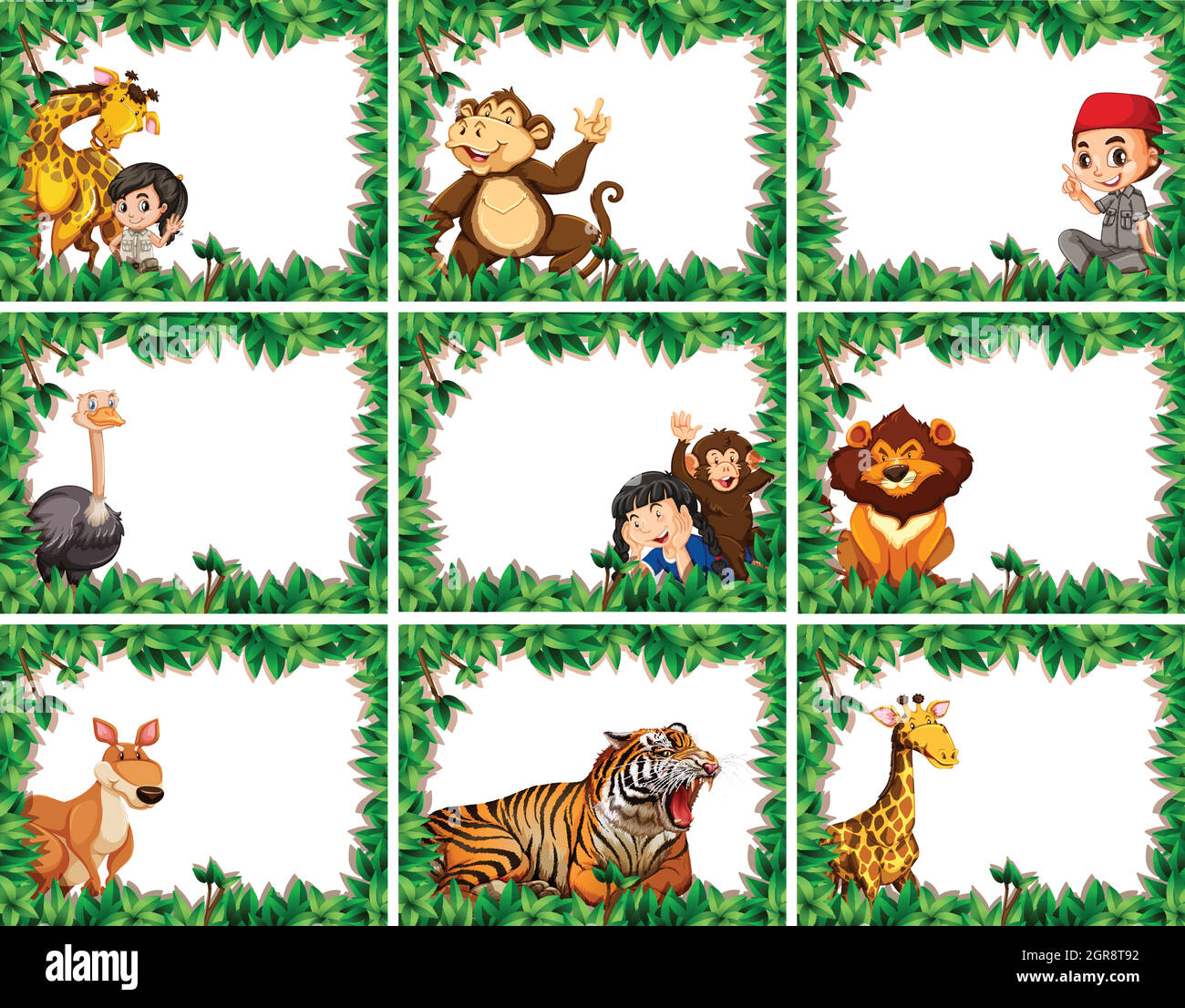 Zoo Border Clip Art