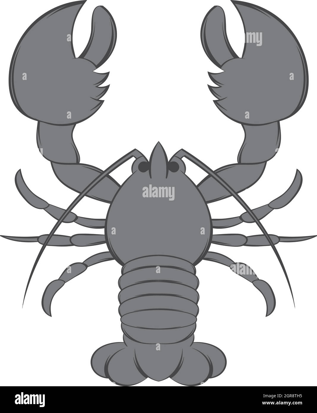 Lobster icon, black monochrome style Stock Vector Image & Art - Alamy
