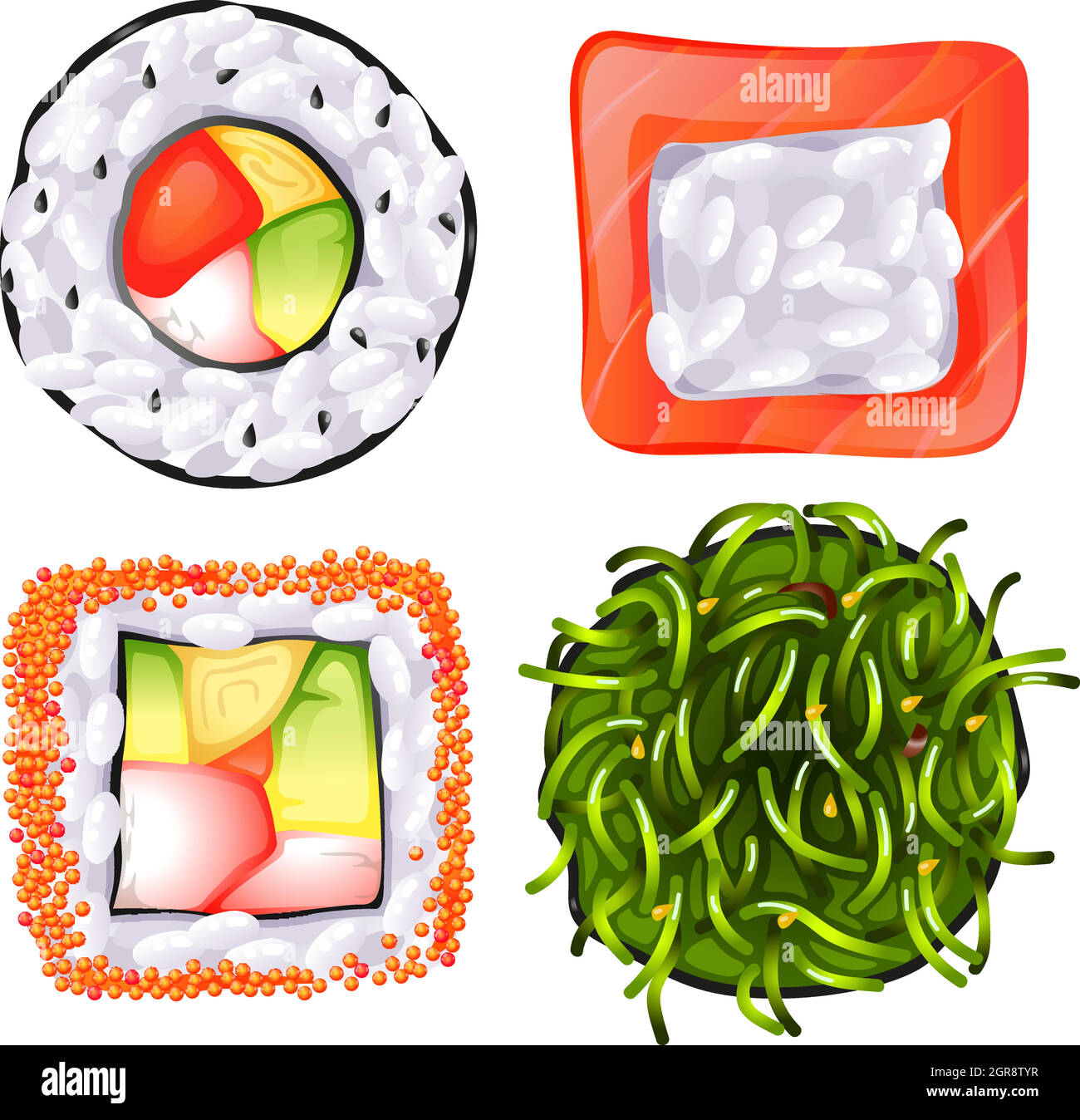 Japan cooked Stock Vector Images - Alamy