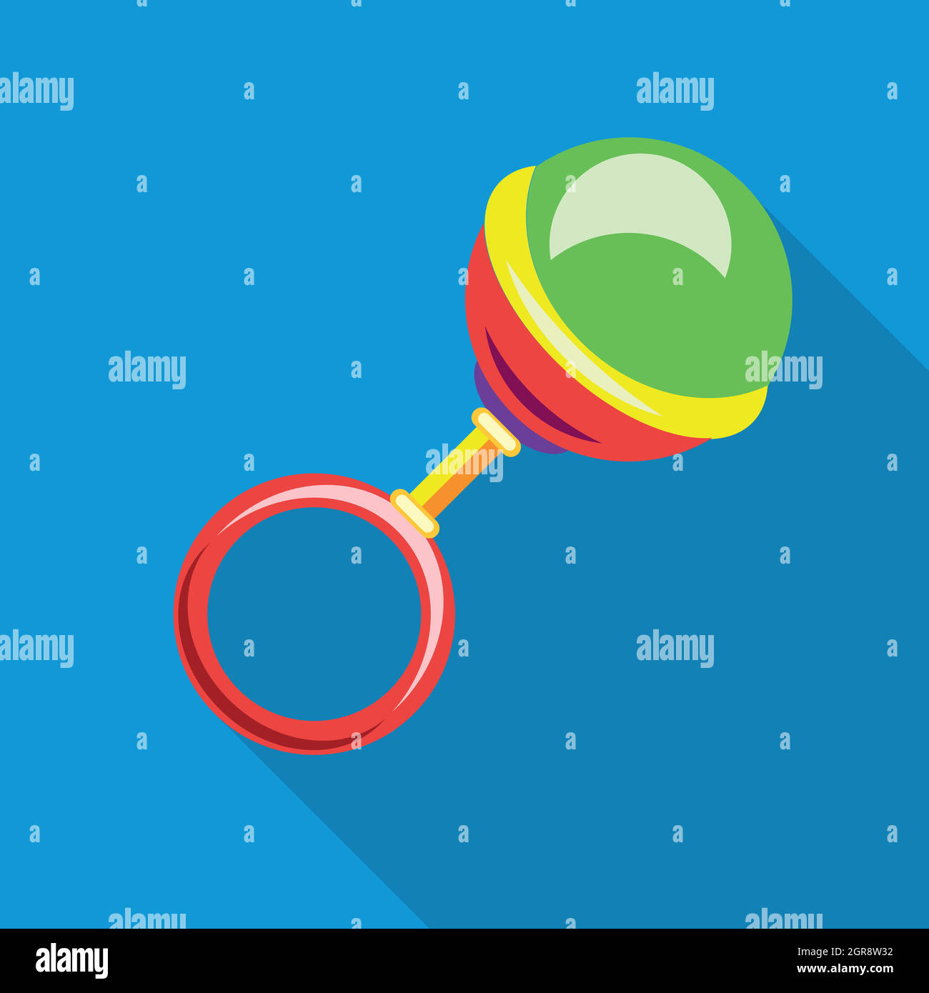 Kid rattle drawing hi-res stock photography and images - Alamy