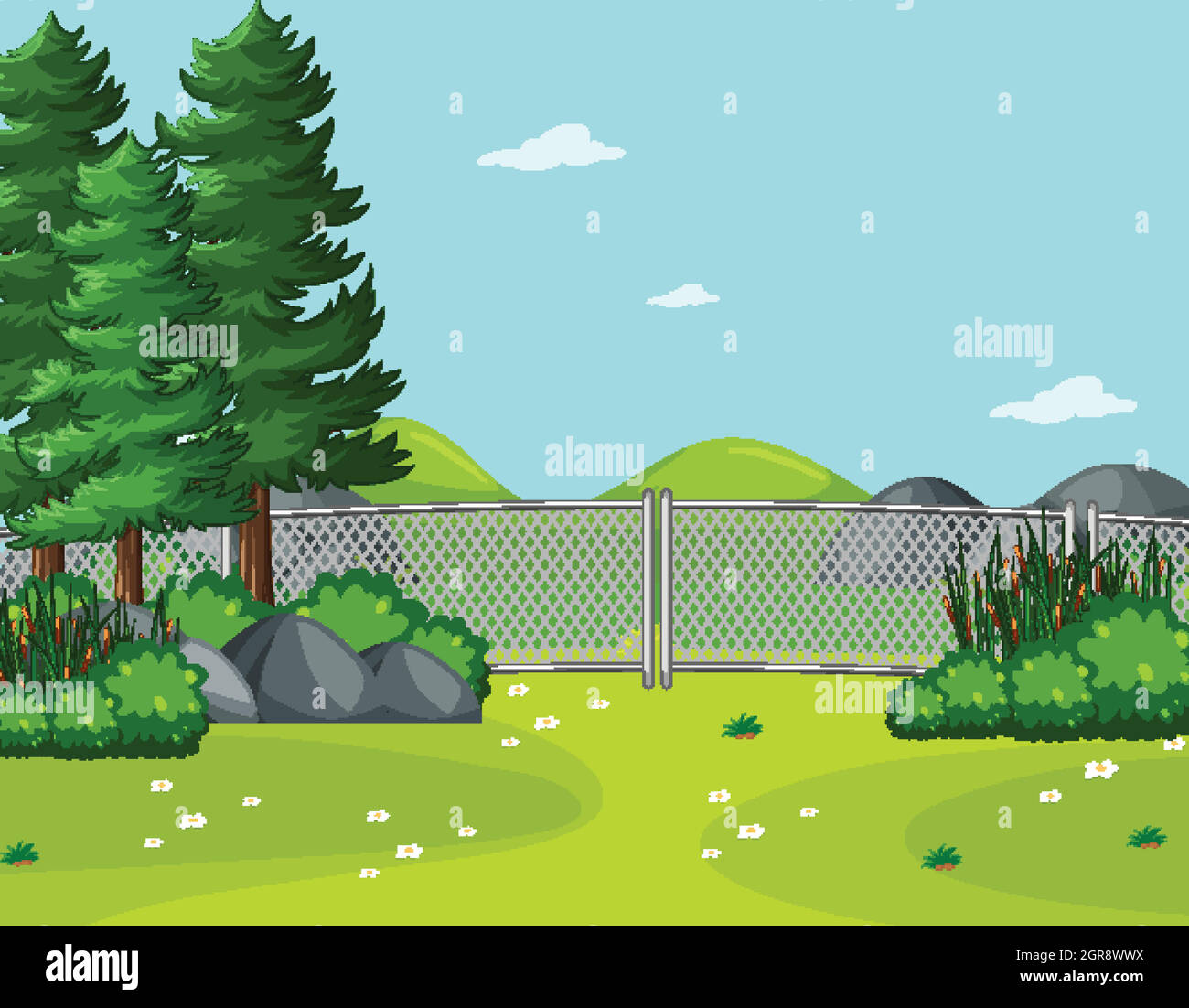 Cloud sky tree Stock Vector Images - Alamy