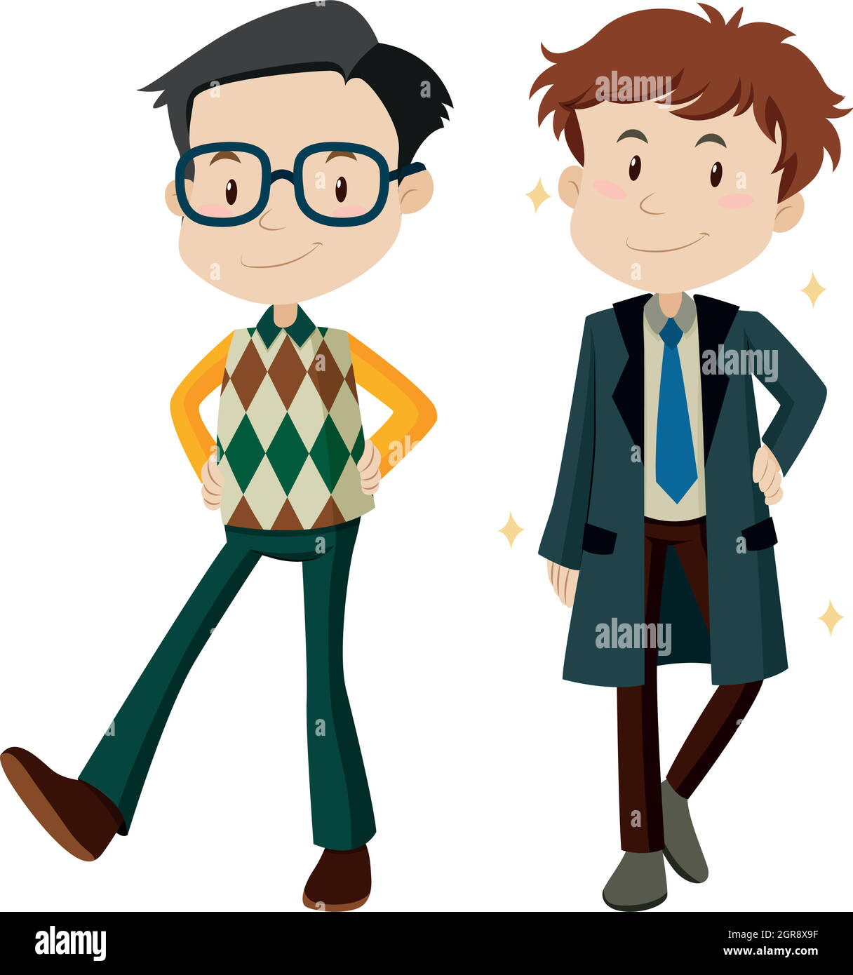 Character in different clothes hi-res stock photography and images - Alamy