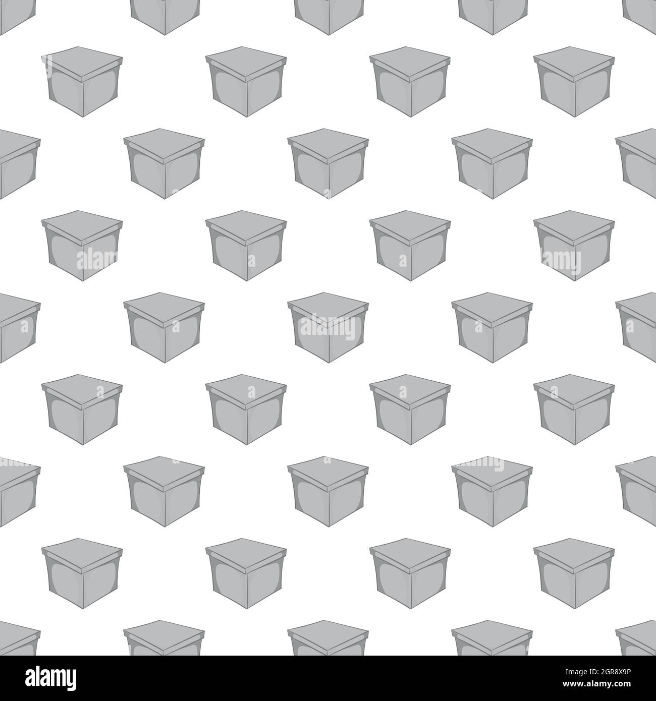 Square box seamless pattern Stock Vector Image & Art - Alamy