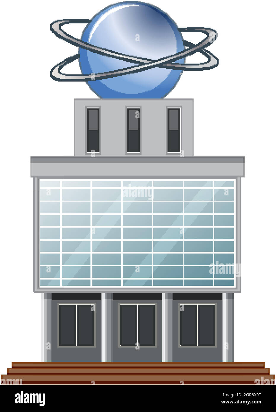 Building with round ball on top Stock Vector Image & Art - Alamy