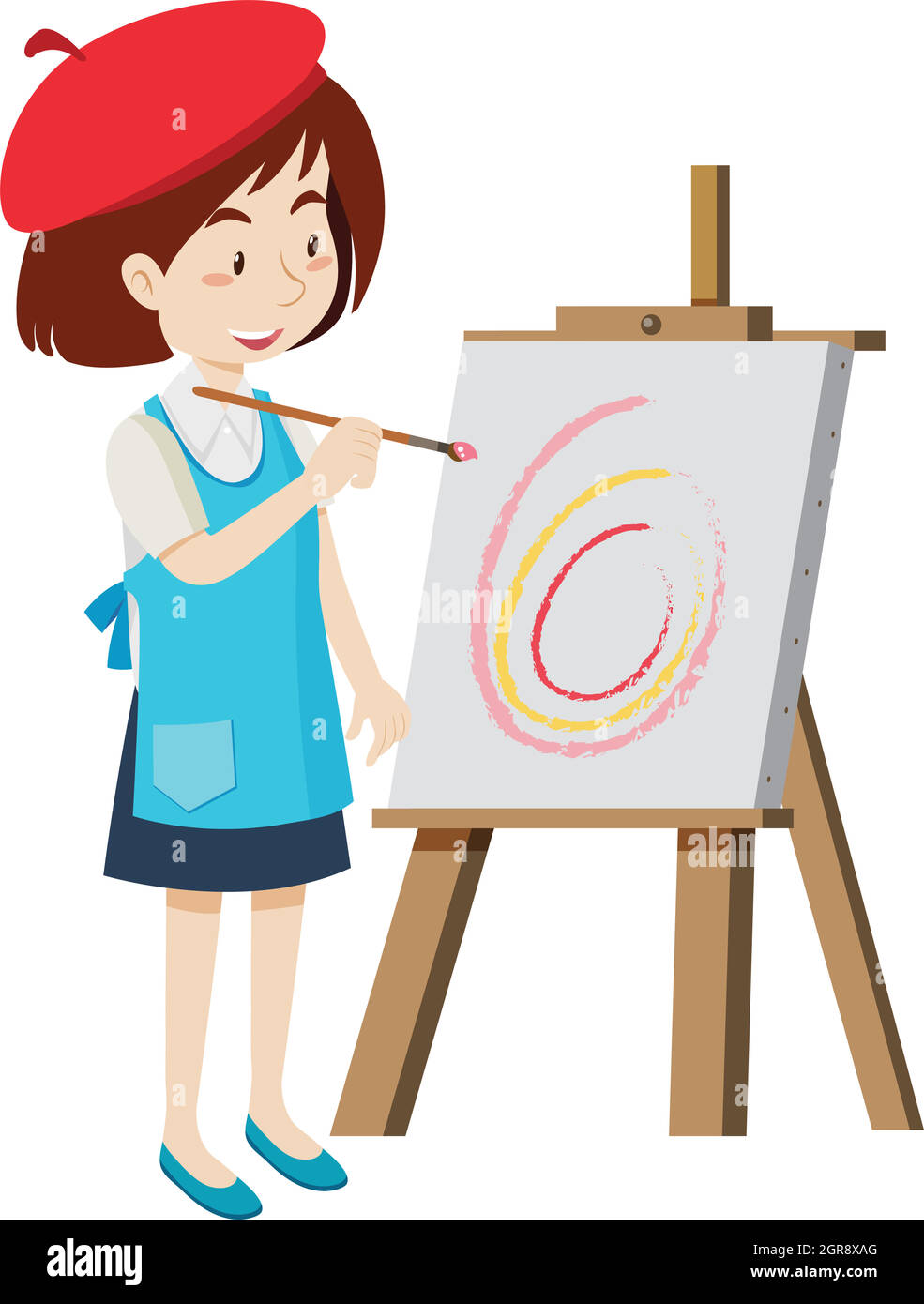 Canvas Painting Clip Art