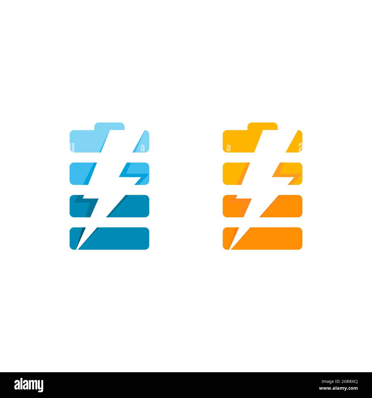 battery power Vector icon design illustration Template Stock Photo - Alamy
