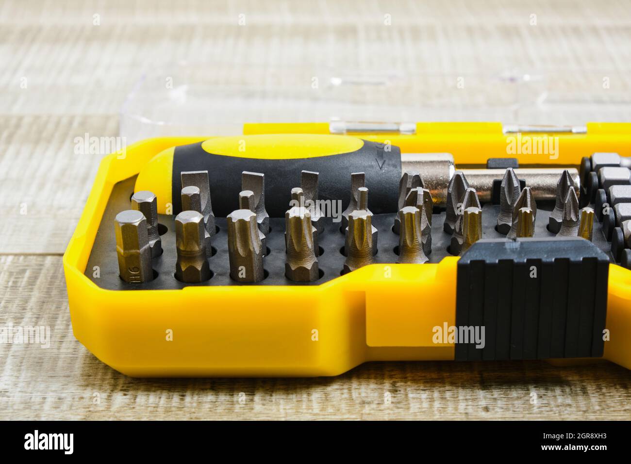 Plastic toy screwdriver tool hi-res stock photography and images - Alamy