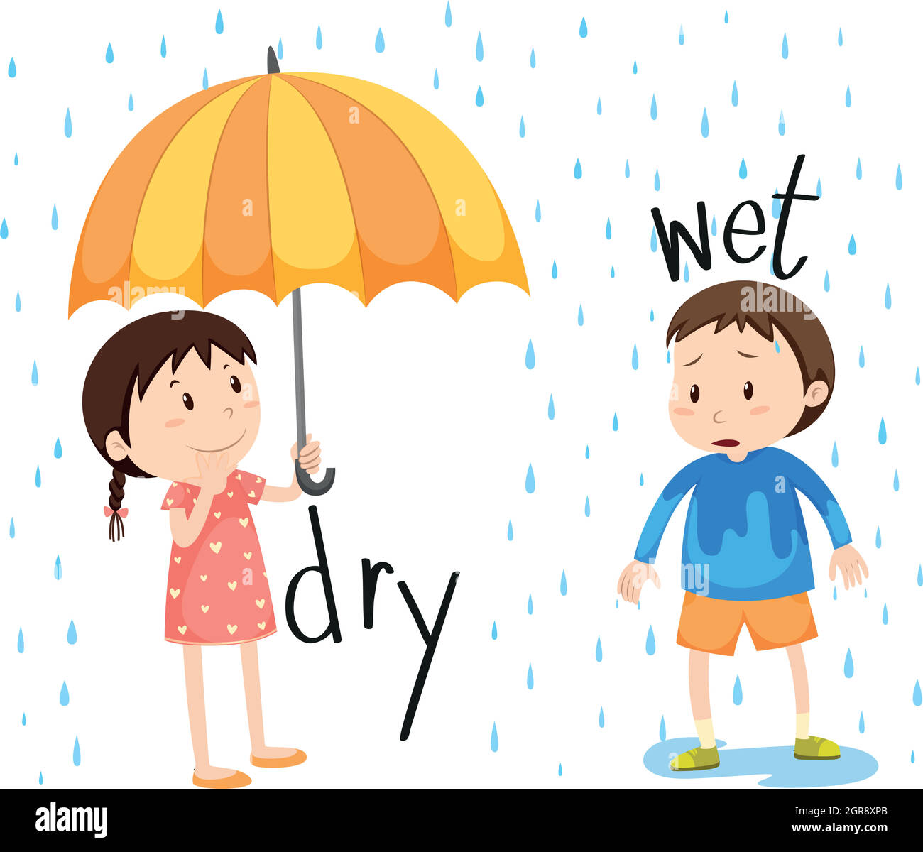 Wet season Stock Vector Images - Alamy
