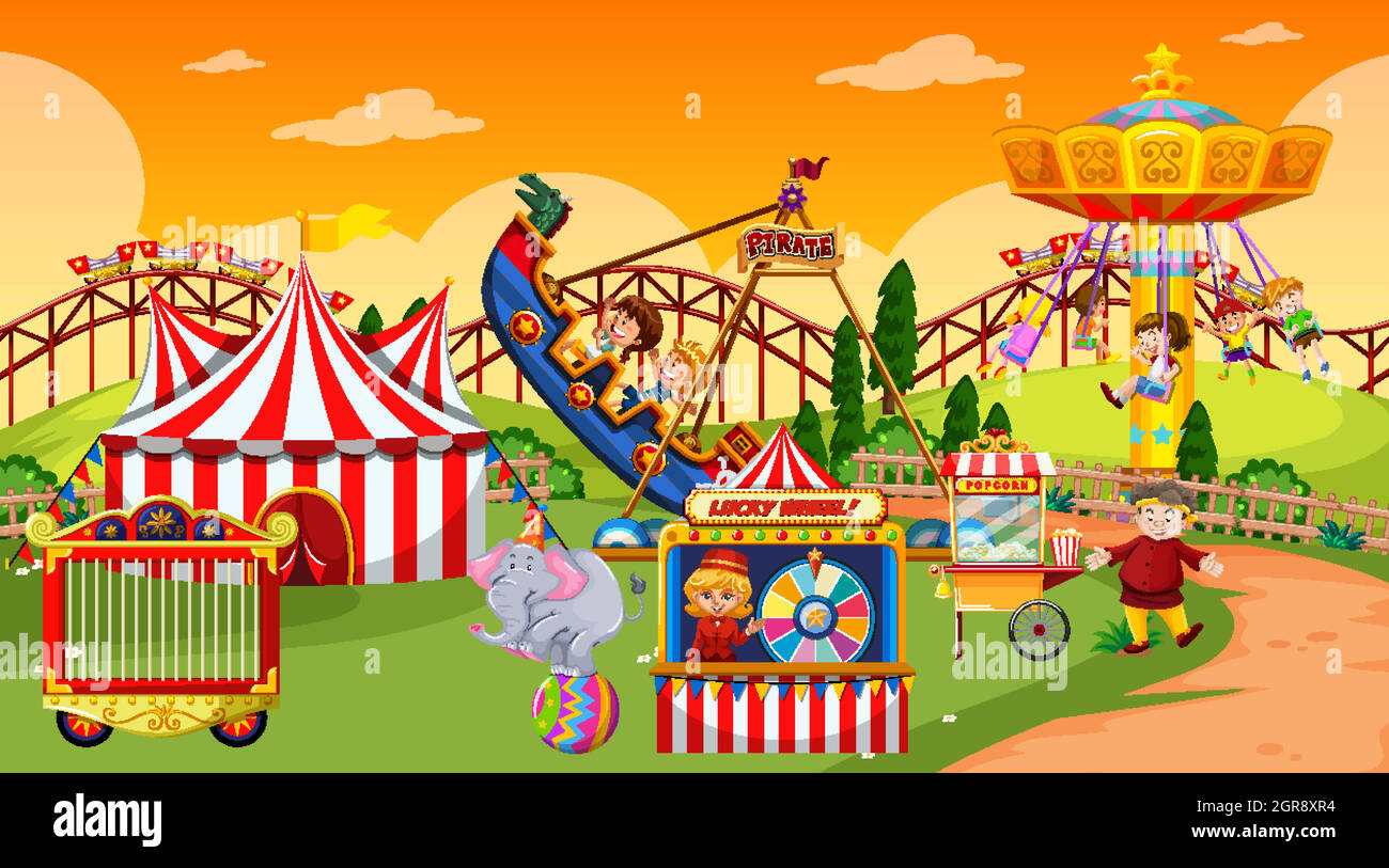 City daytime Stock Vector Images - Alamy