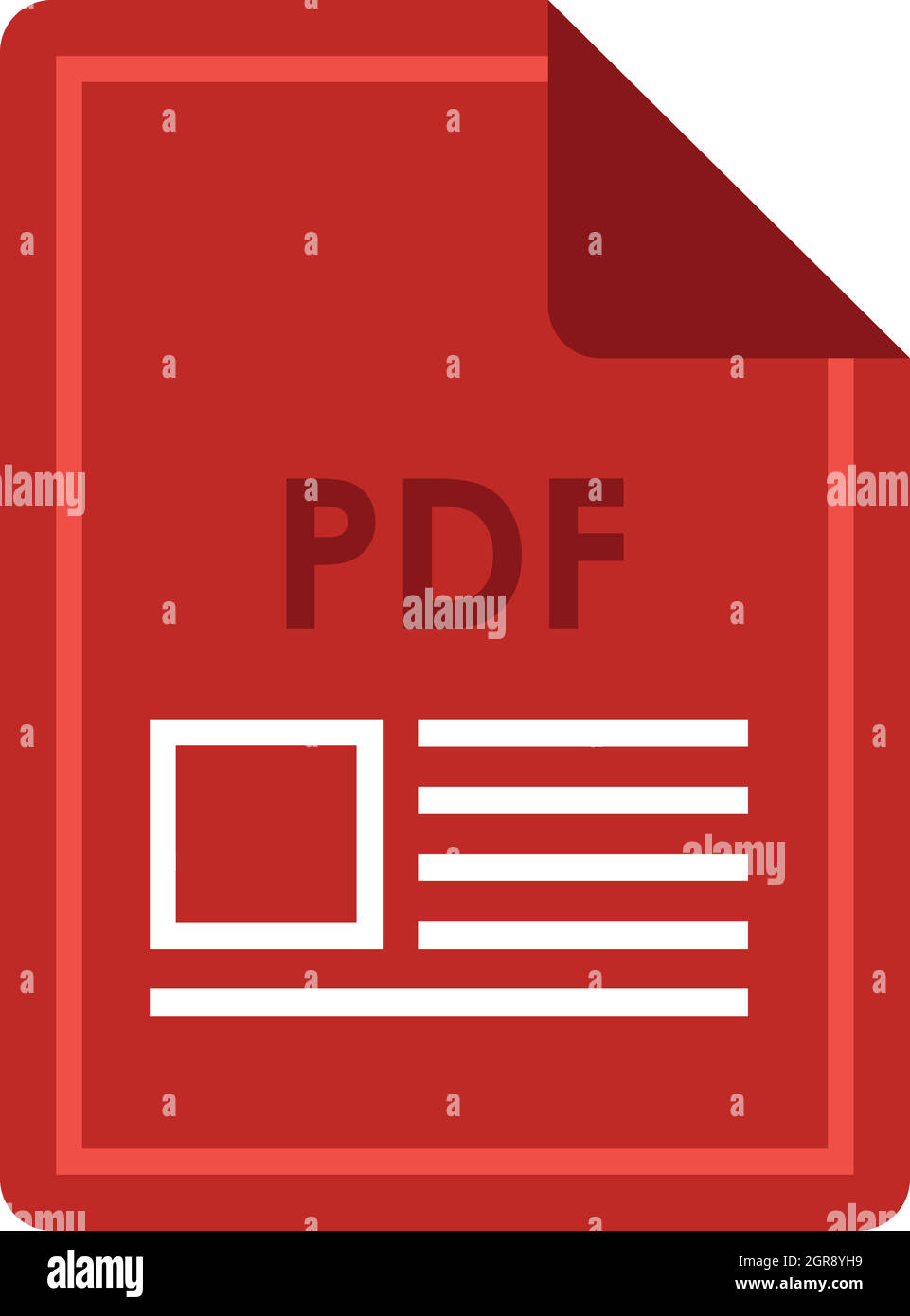 Folder pdf file Stock Vector Images - Alamy