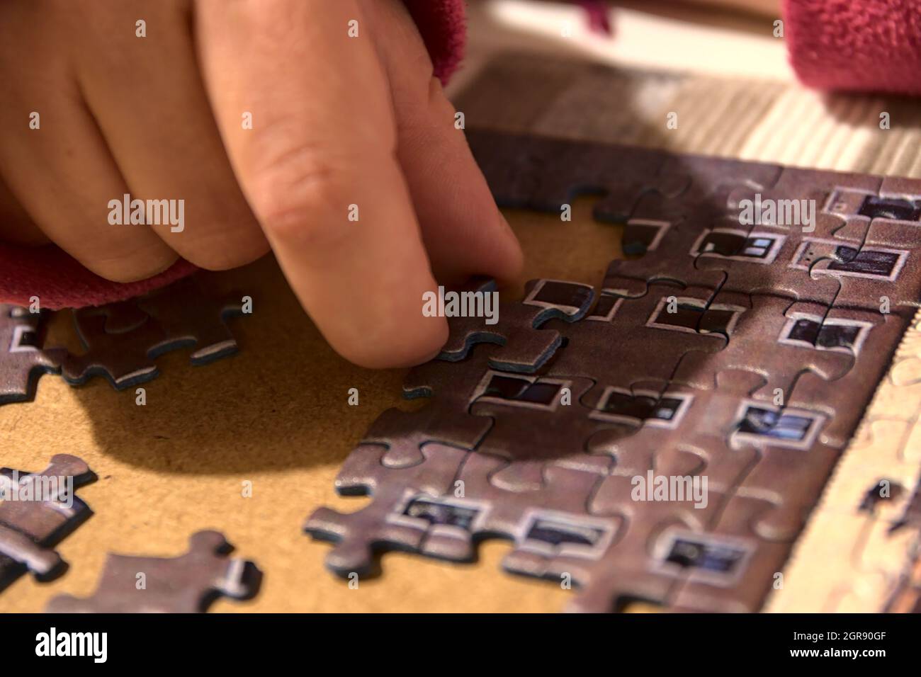 3d white people piece puzzle hi-res stock photography and images - Alamy