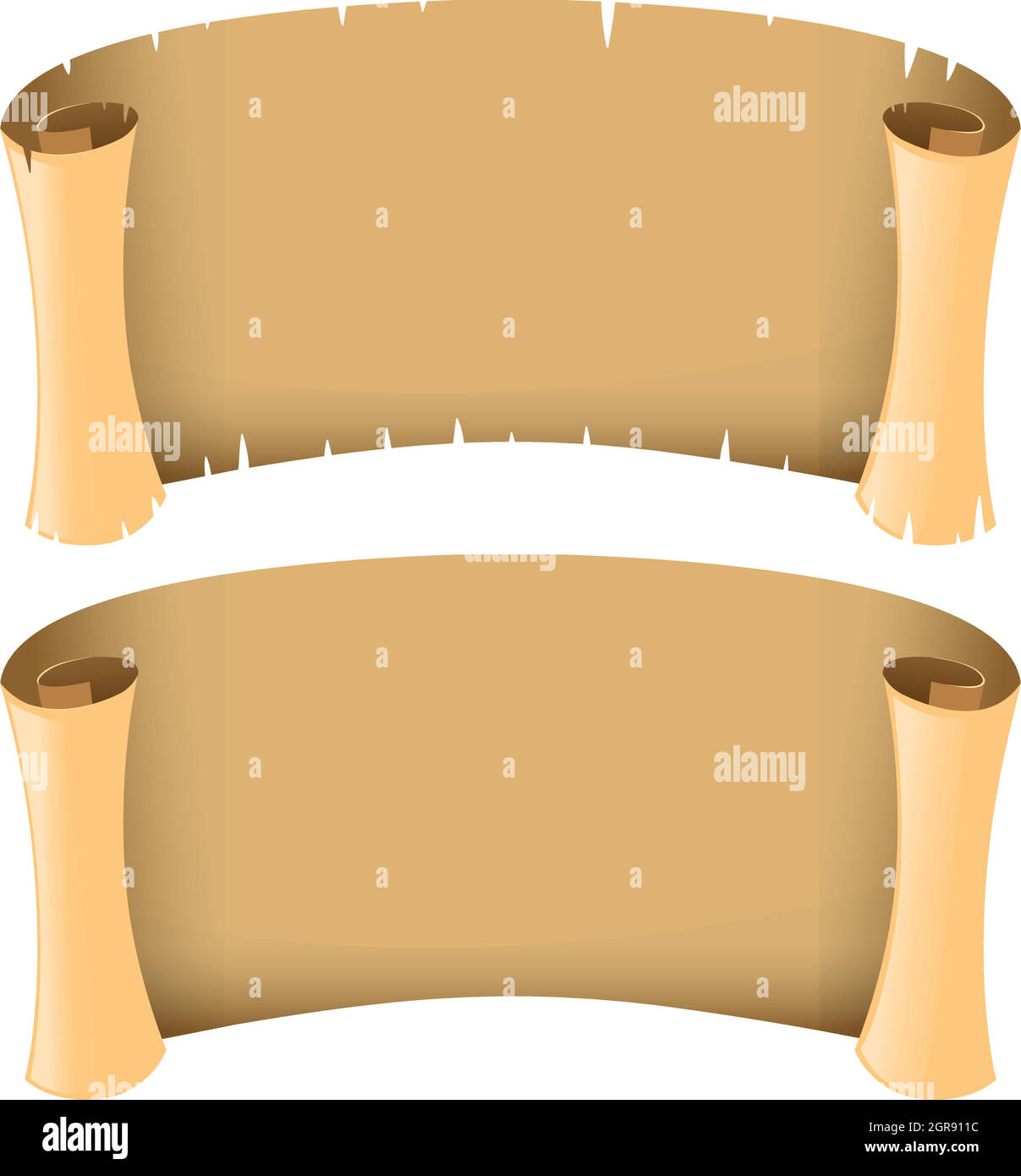 Two blank banners in medieval style Stock Vector Image & Art - Alamy