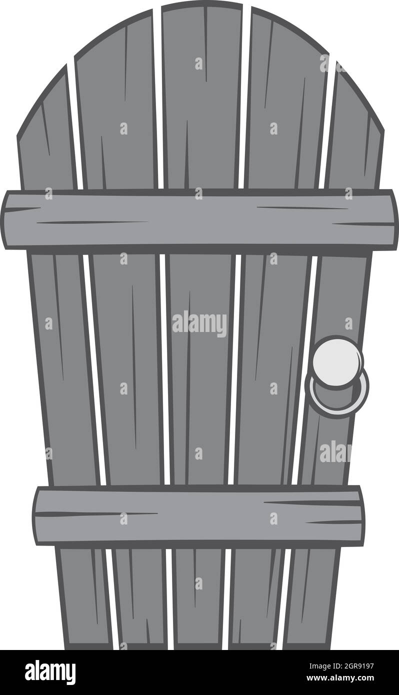 Closed garden door Stock Vector Images - Alamy
