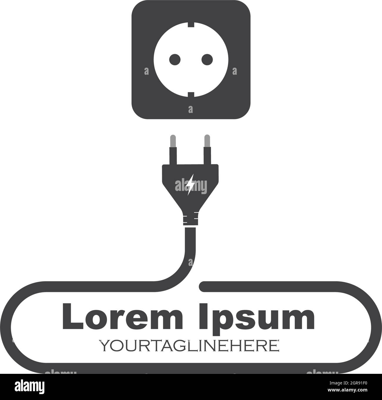 Electric Socket Plug Vector Illustration Stock Vector Image And Art Alamy