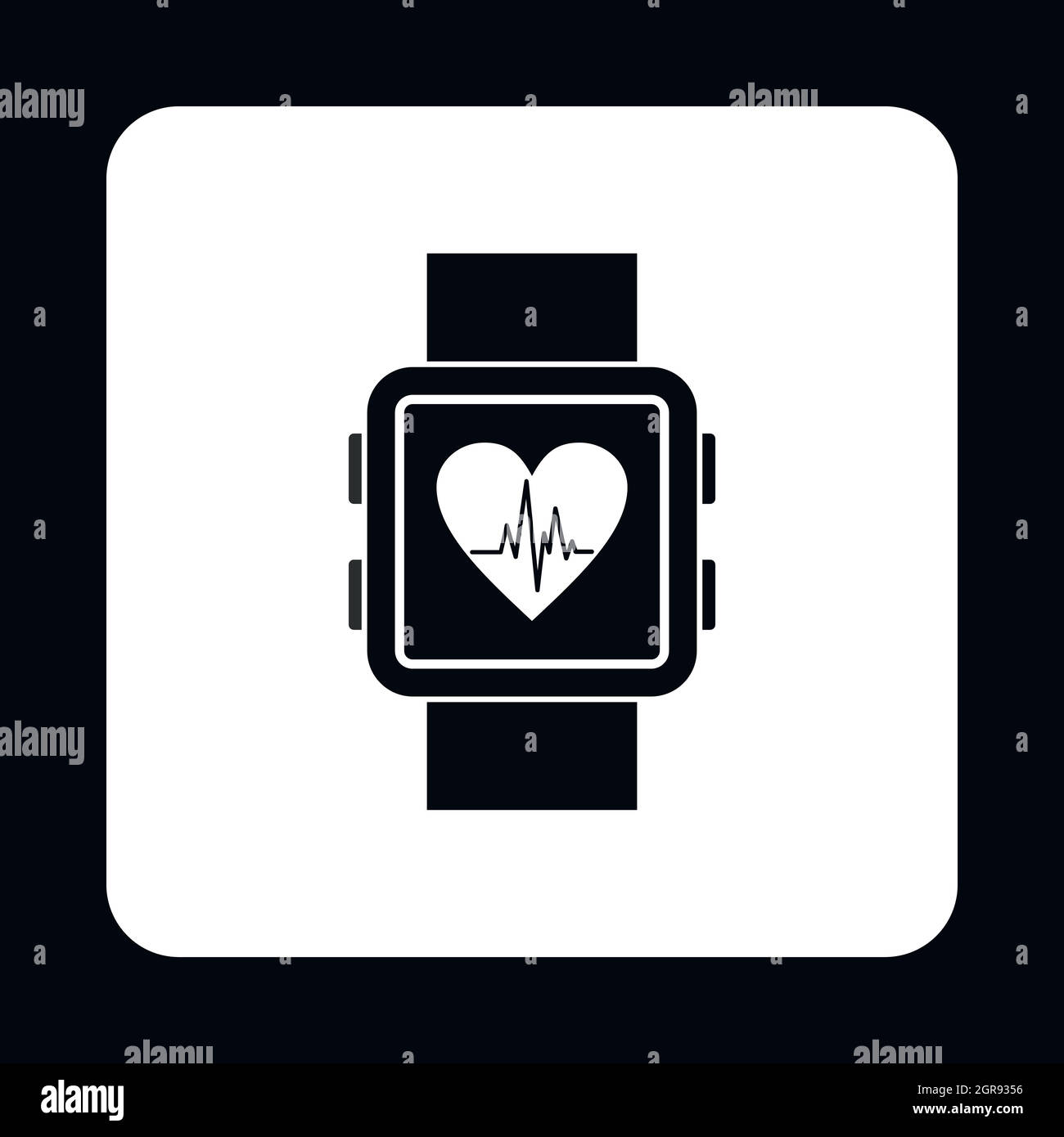 Smartwatch icon in simple style Stock Vector Image & Art - Alamy