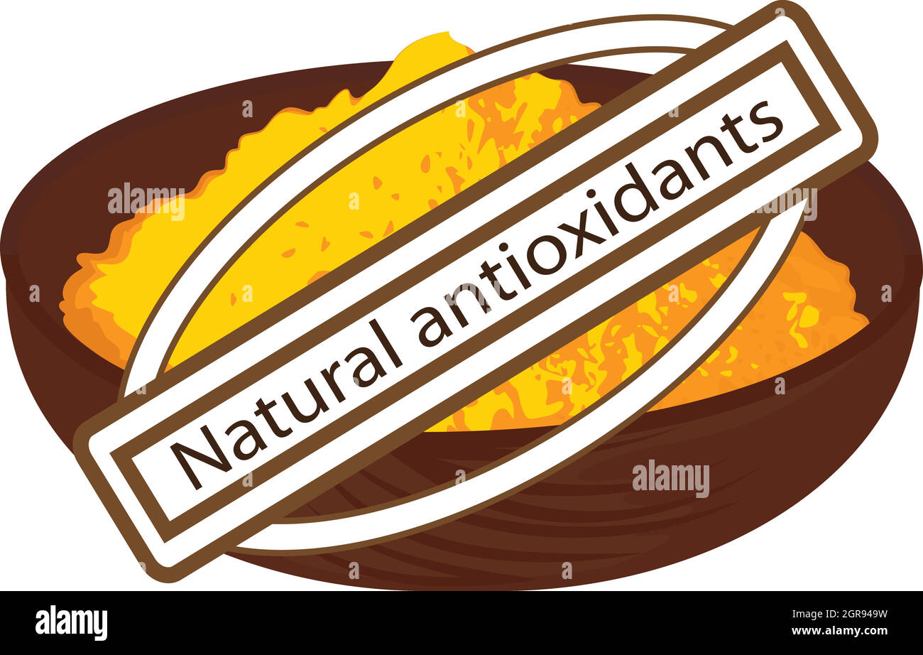 Turmeric powder and root Stock Vector Images - Alamy