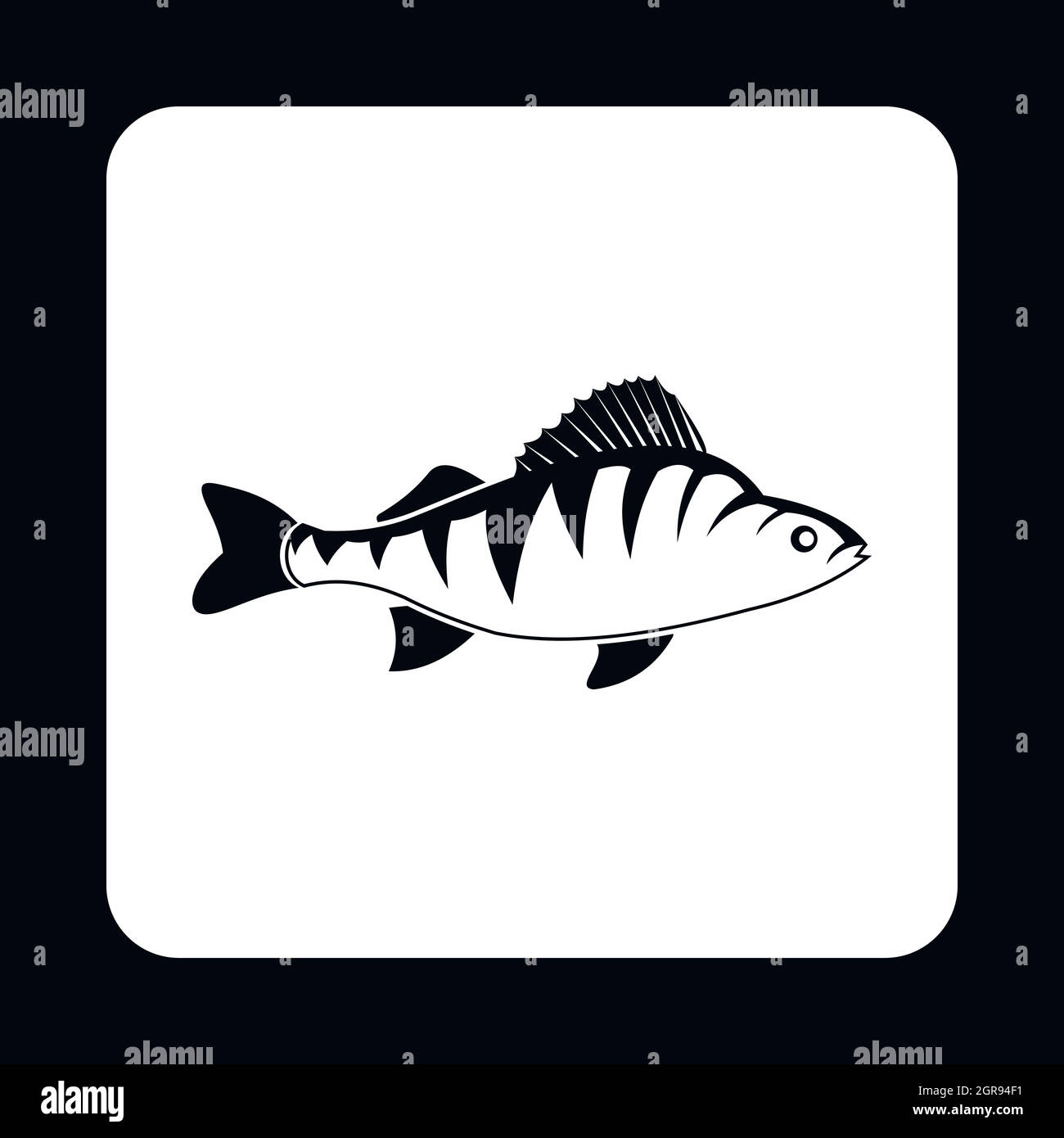 Perch fish vector Stock Vector Images - Alamy