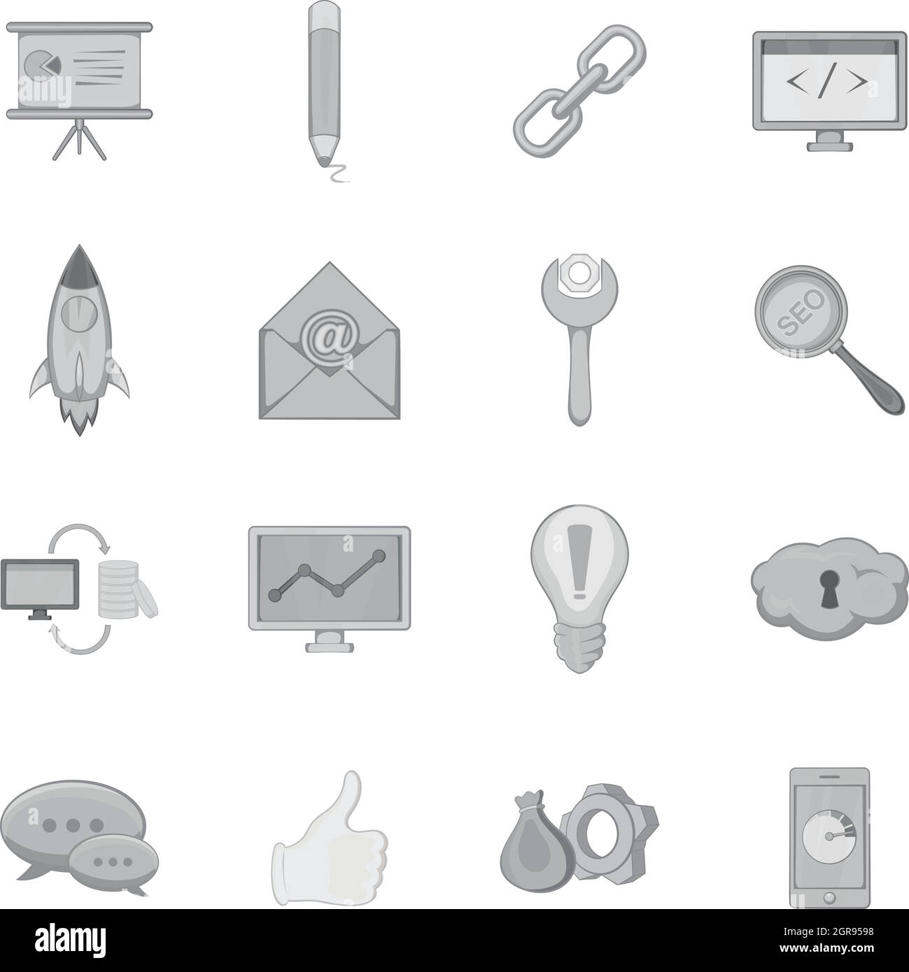 Seo planning Stock Vector Images - Alamy