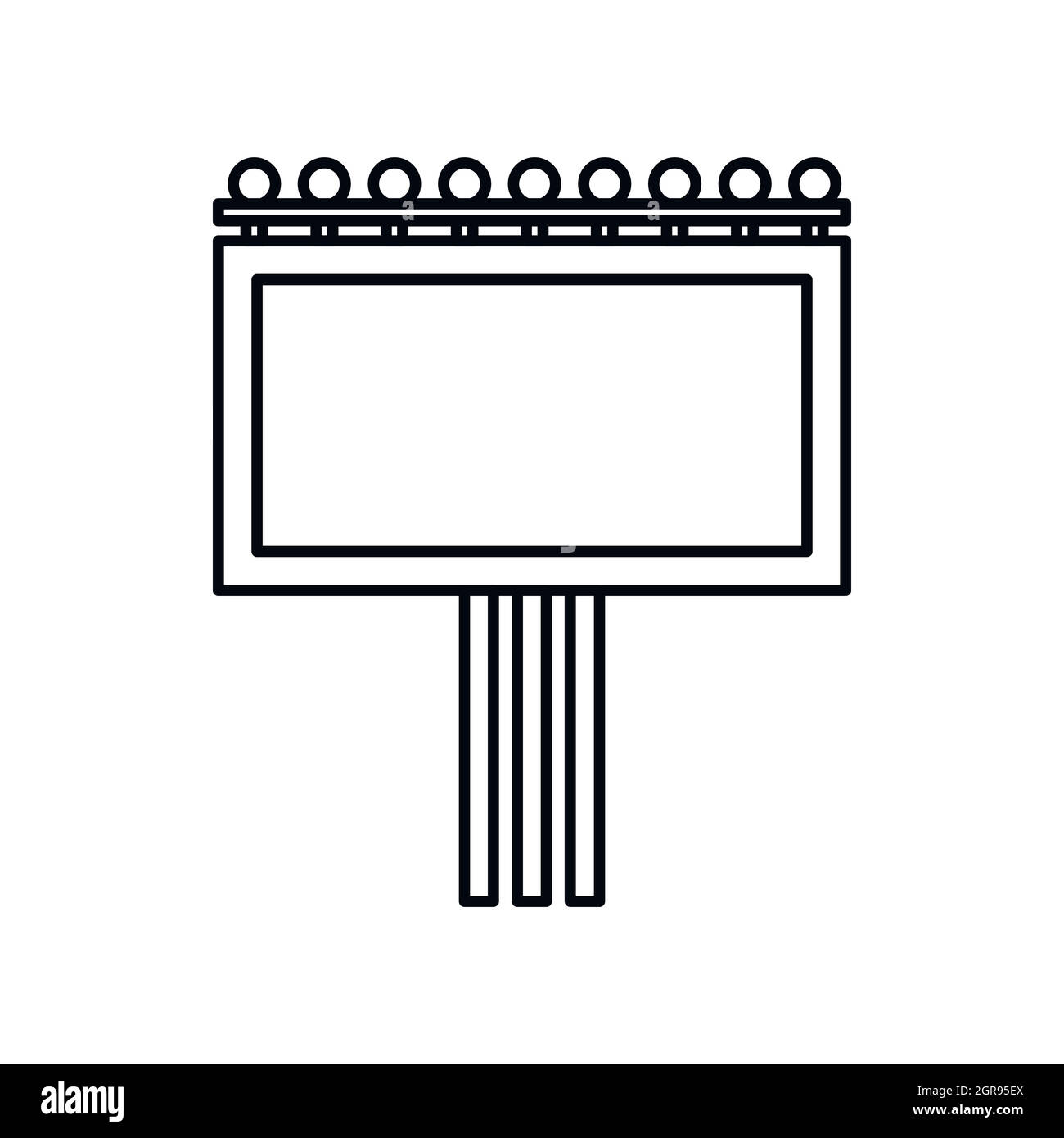 Large blank frame Stock Vector Images - Alamy