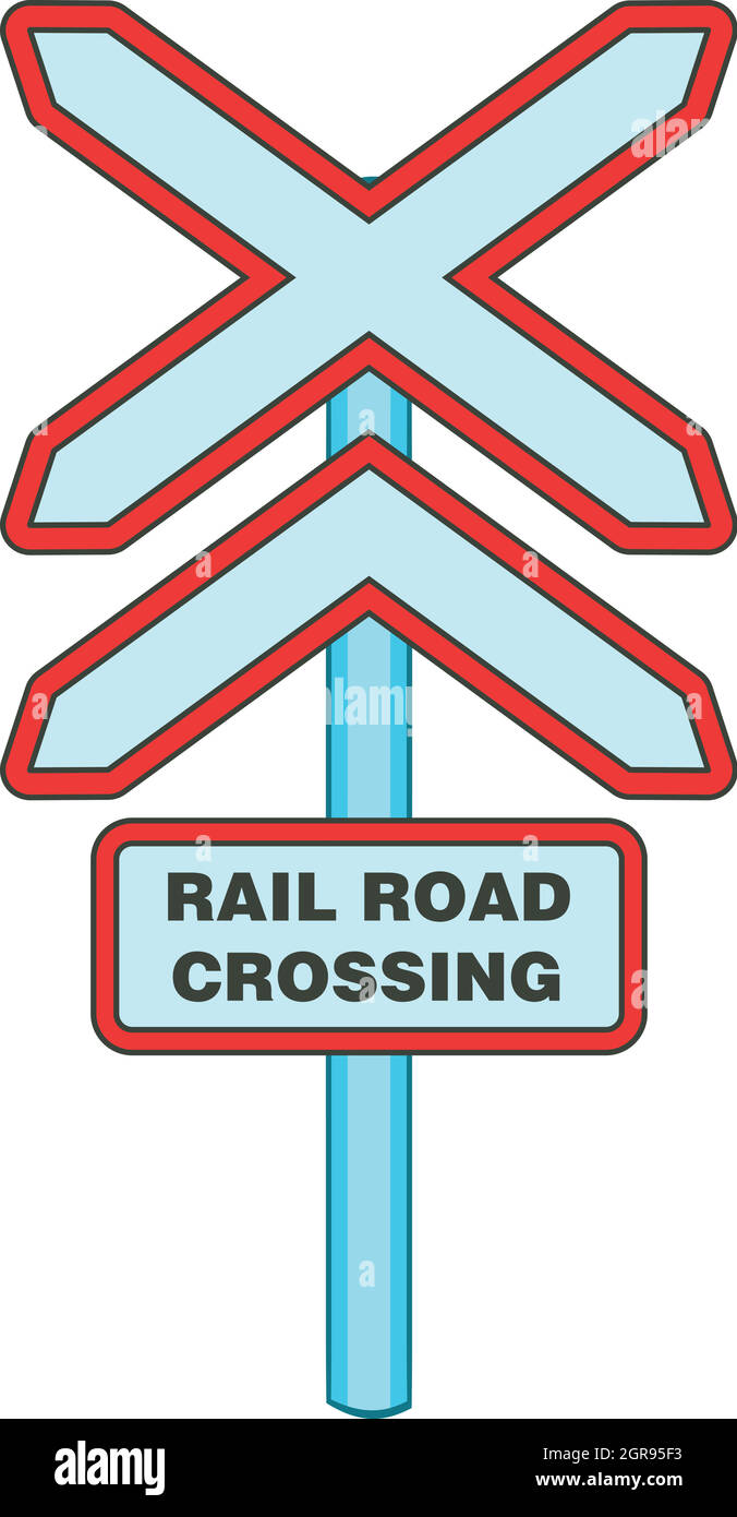 Road crossing rail Stock Vector Images - Alamy