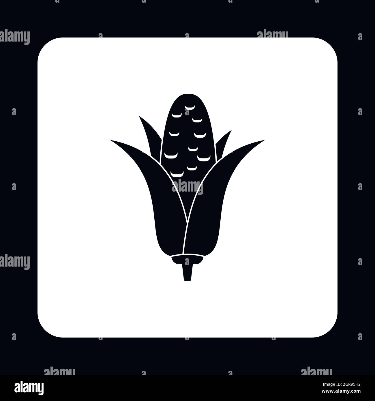 Corn icon, simple style Stock Vector Image & Art - Alamy