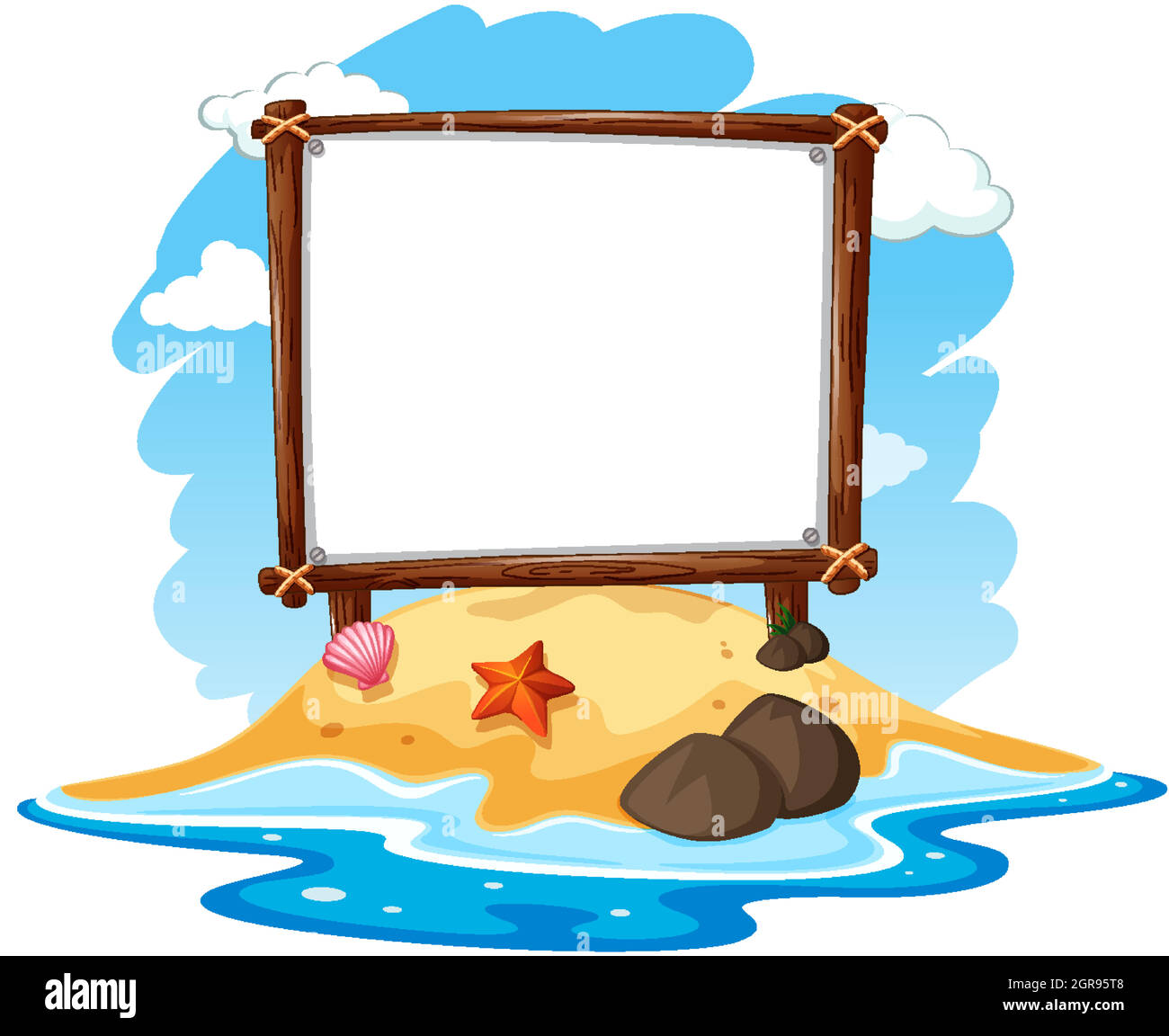 Cartoon marine theme Cut Out Stock Images & Pictures - Alamy