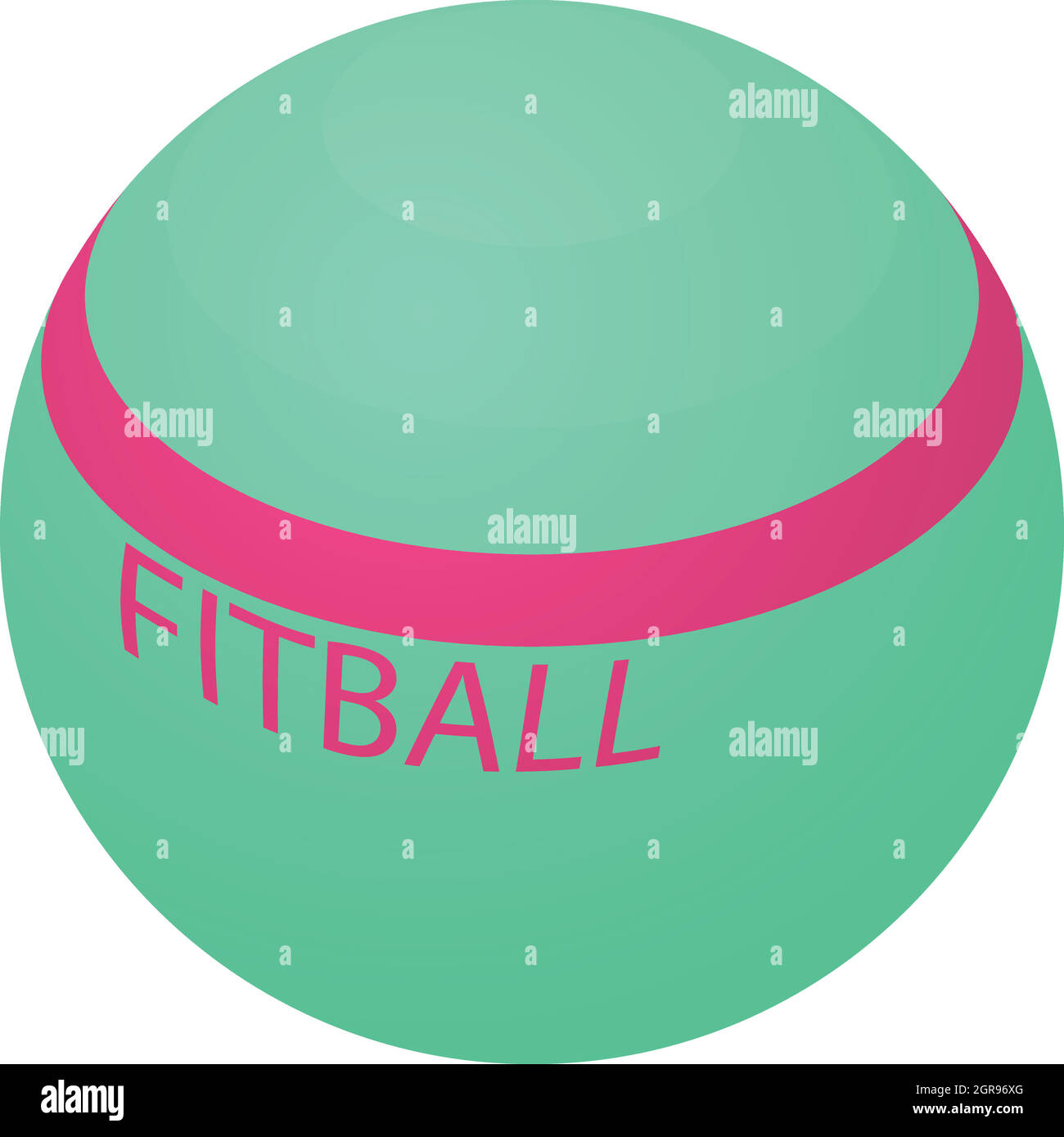 Fitball icon, cartoon style Stock Vector Image & Art - Alamy