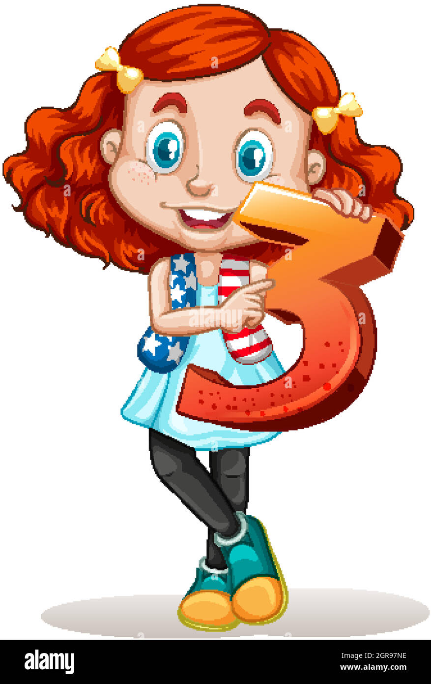Number girl hi-res stock photography and images - Alamy