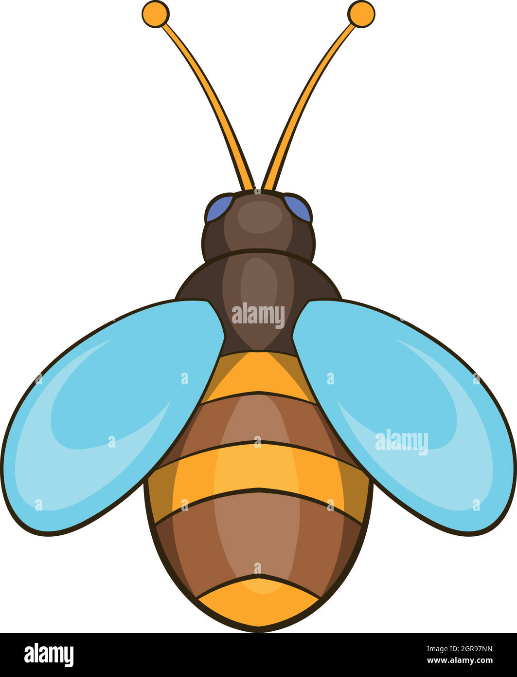 Bee icon, cartoon style Stock Vector Image & Art - Alamy