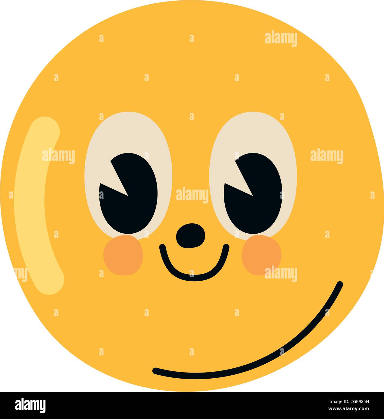 happy yellow face Stock Vector Image & Art - Alamy