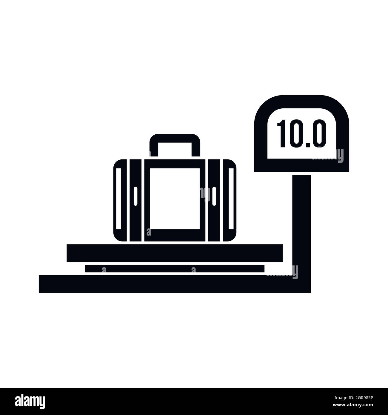 Simple vector icon terminal Cut Out Stock Images & Pictures - Alamy