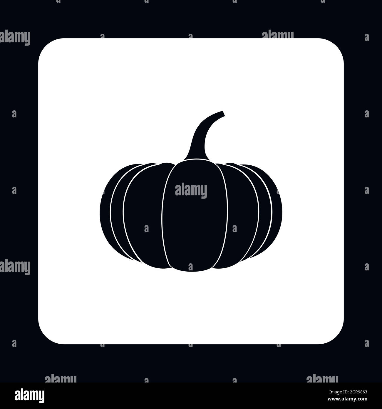Harvest pumpkin icon simple hi-res stock photography and images - Alamy