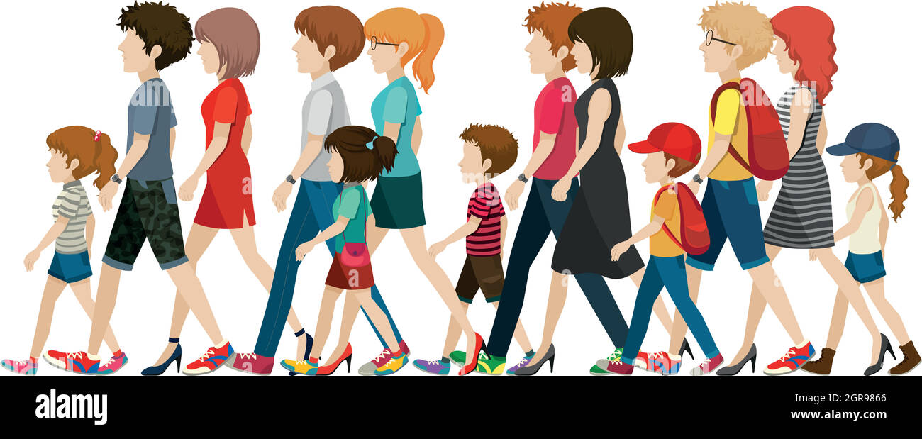 People without faces walking Stock Vector Image & Art - Alamy