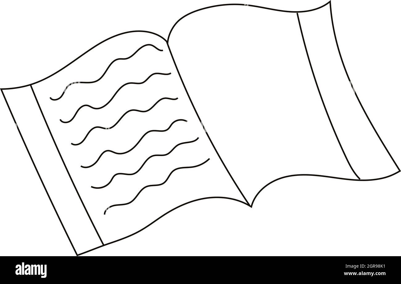 Book icon open page Cut Out Stock Images & Pictures - Alamy