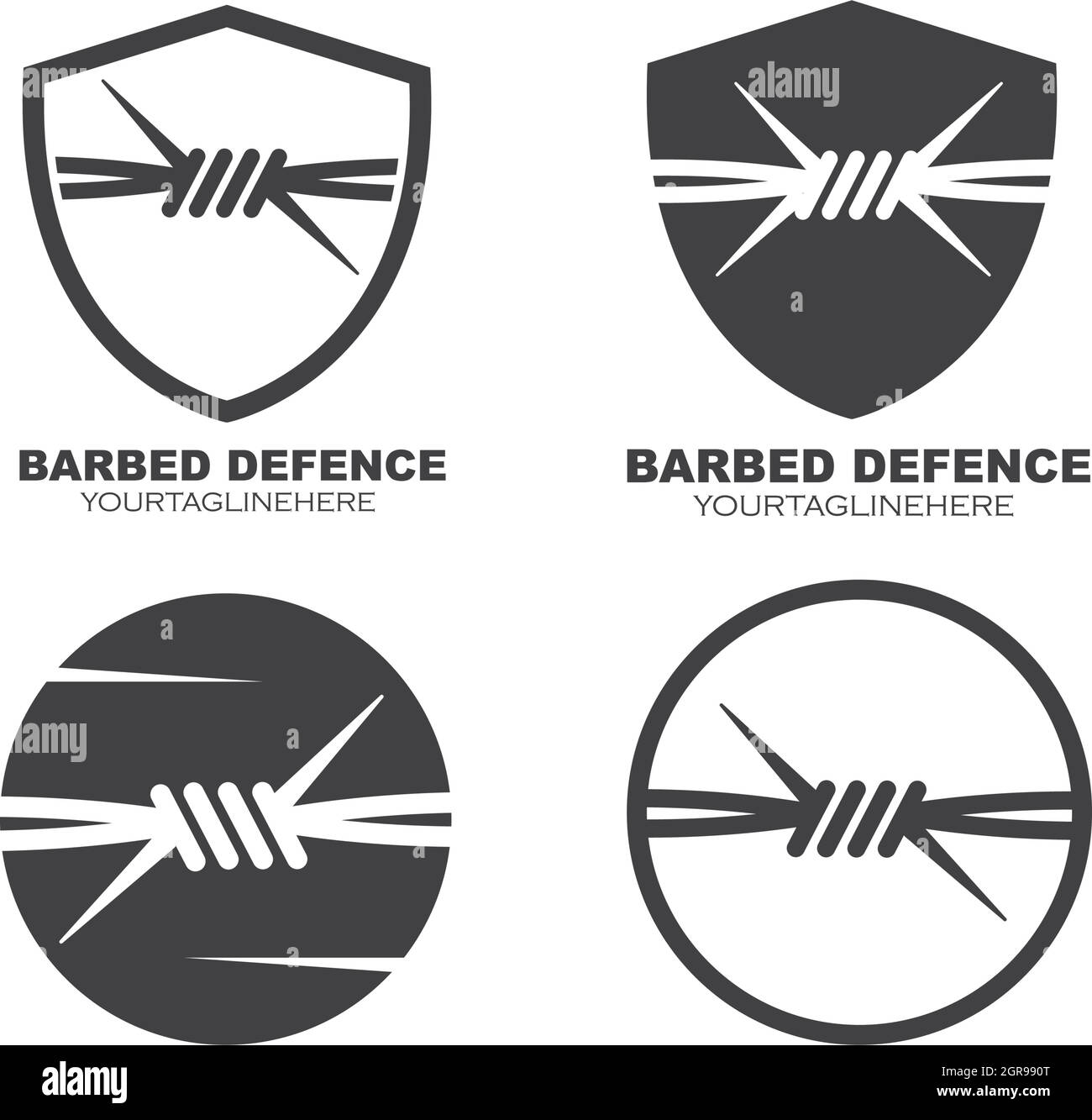 barbed wire vector illustration design Stock Vector Image & Art - Alamy