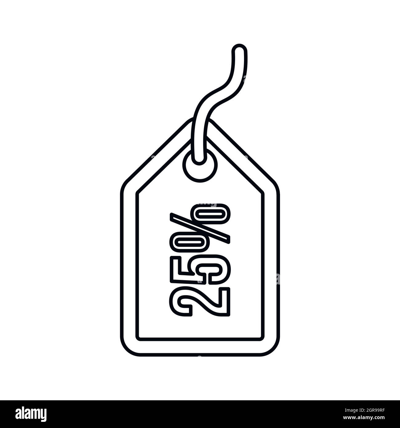 Price tag outline Stock Vector Images - Alamy