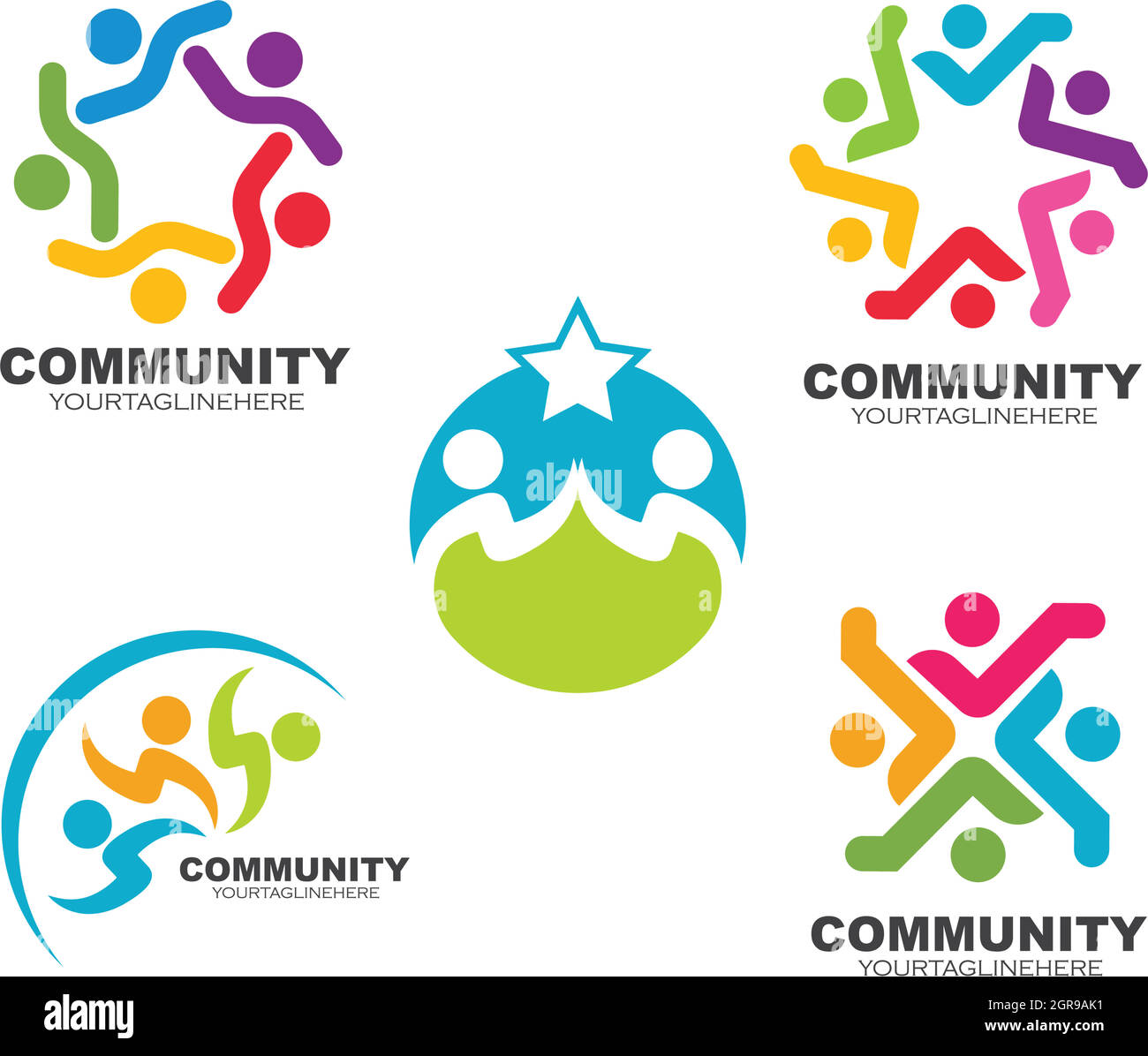 Community design Stock Vector Images - Alamy