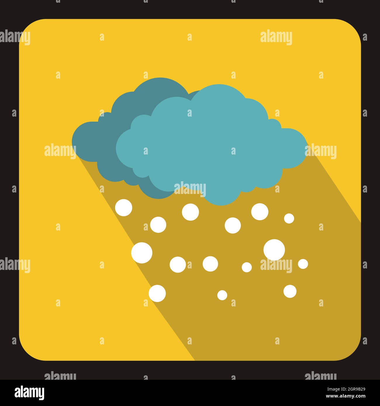Storm blue flat design Stock Vector Images - Alamy