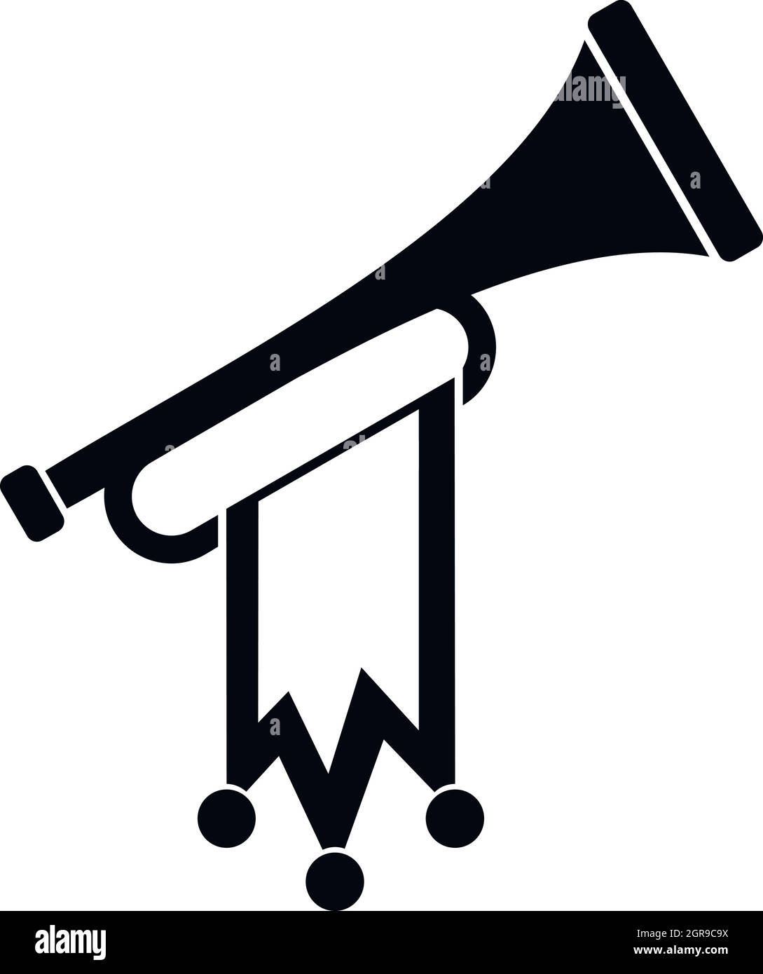 Trumpet medieval Cut Out Stock Images & Pictures - Alamy