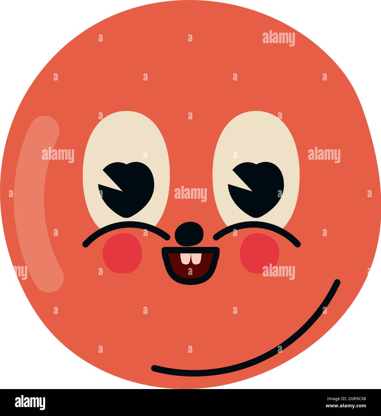 face in love Stock Vector Image & Art - Alamy