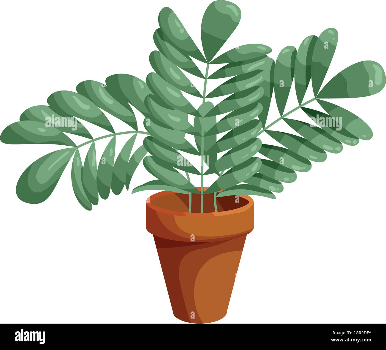 Water mint plant Stock Vector Images - Alamy