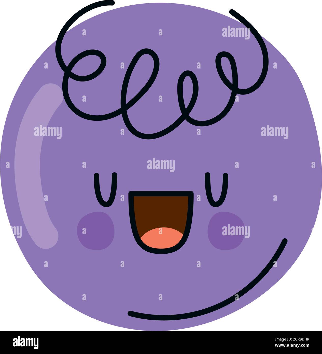 relaxed face design Stock Vector Image & Art - Alamy