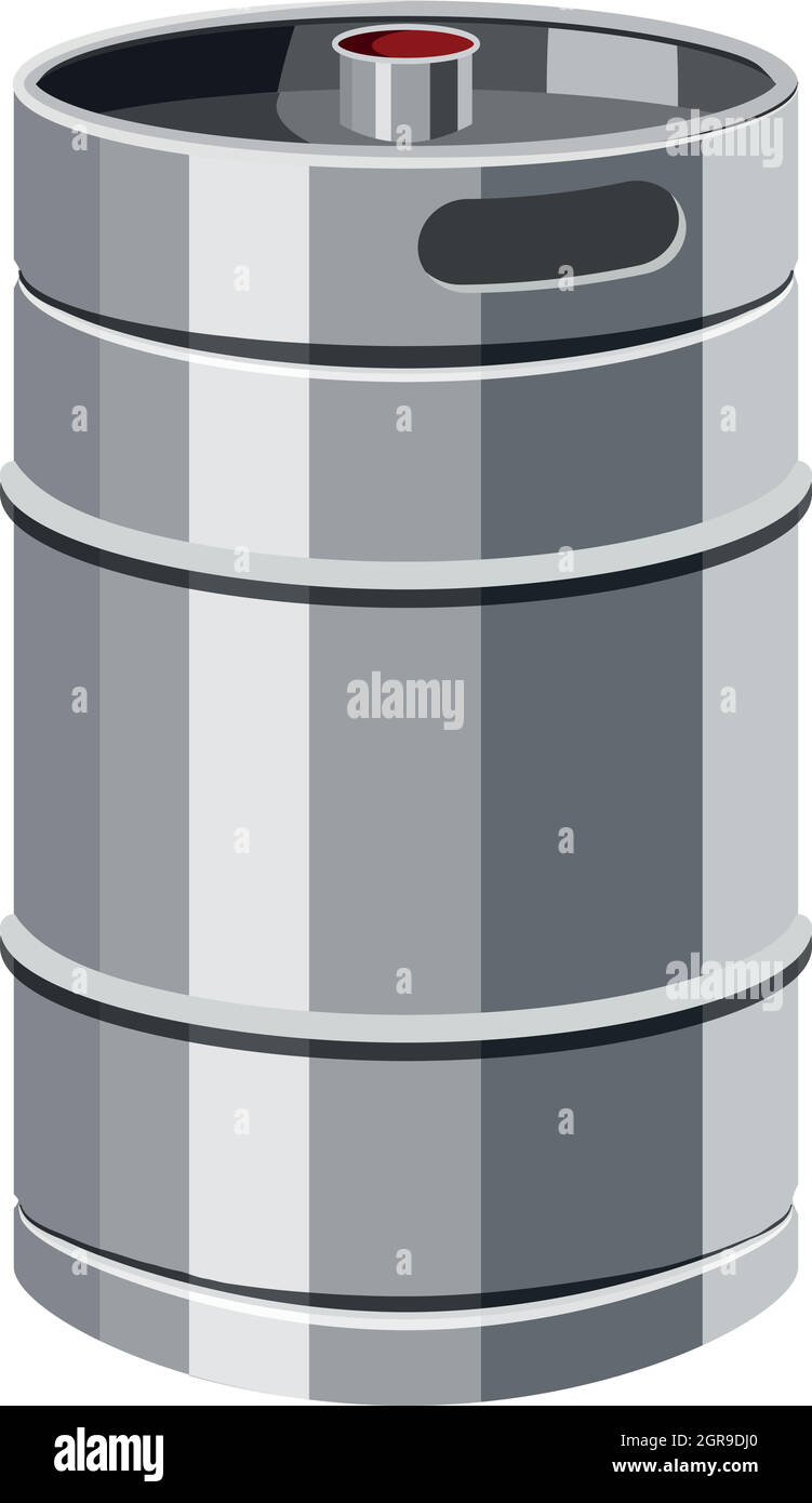Metal beer keg icon, cartoon style Stock Vector Image & Art - Alamy