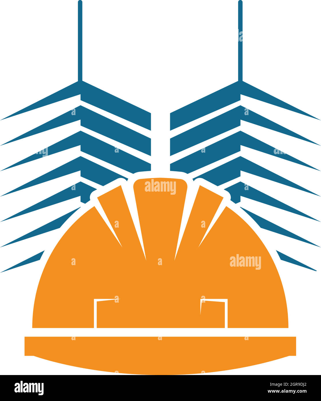 construction helmet vector illustration design Stock Vector Image & Art ...