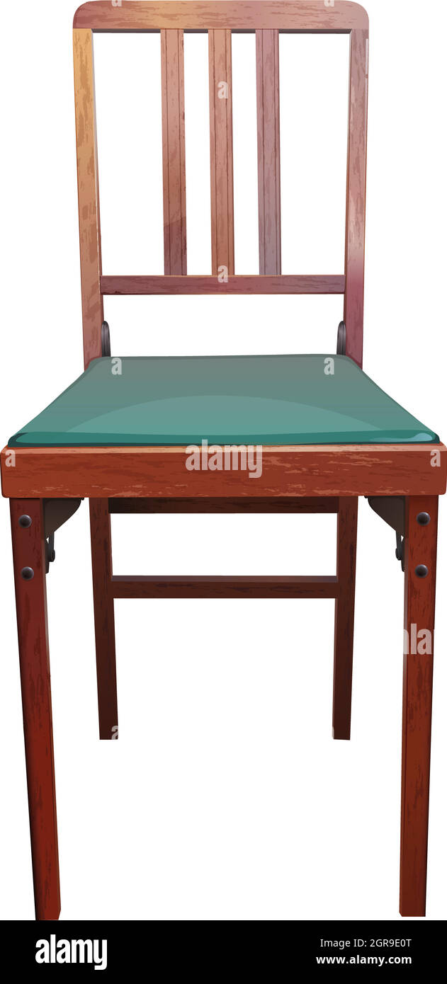 Vintage chair close up Stock Vector Images - Alamy