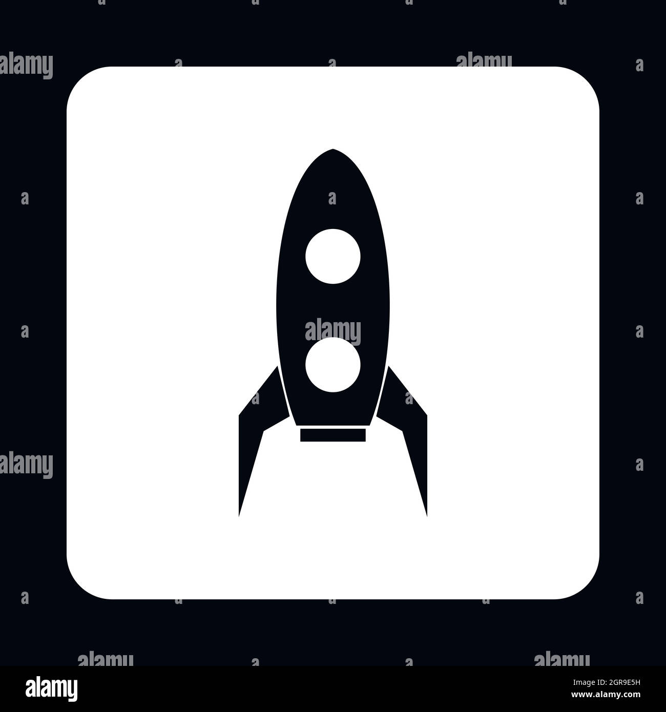 Little rocket icon, simple style Stock Vector Image & Art - Alamy
