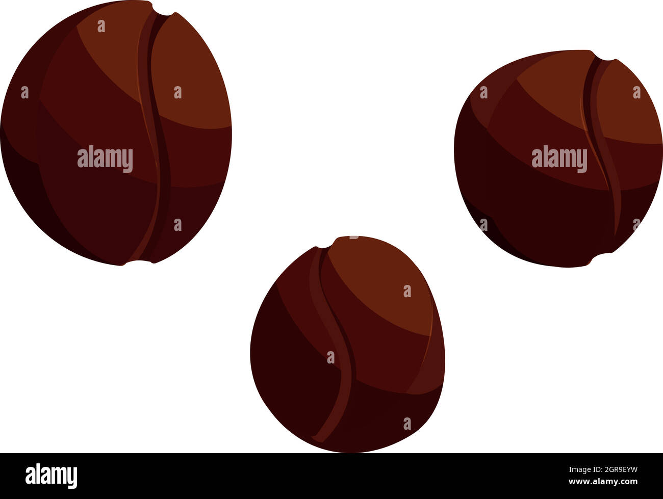 Coffee beans icon, cartoon style Stock Vector Image & Art - Alamy