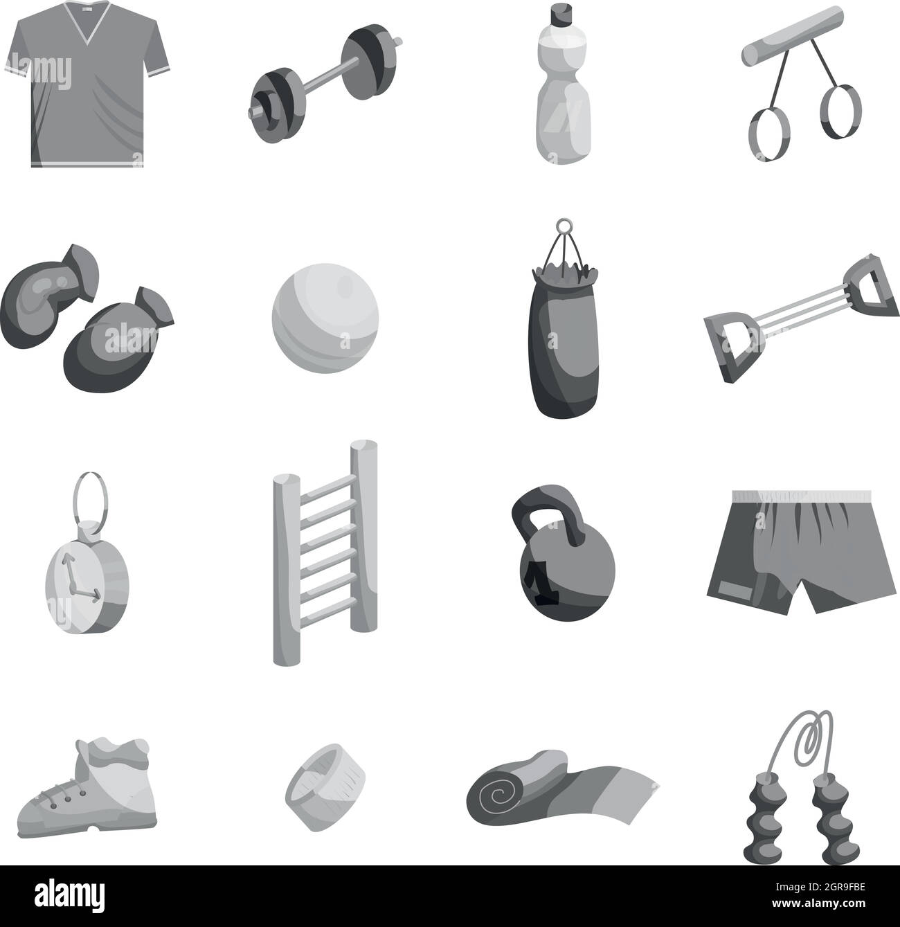 Fitness vector black hi-res stock photography and images - Alamy