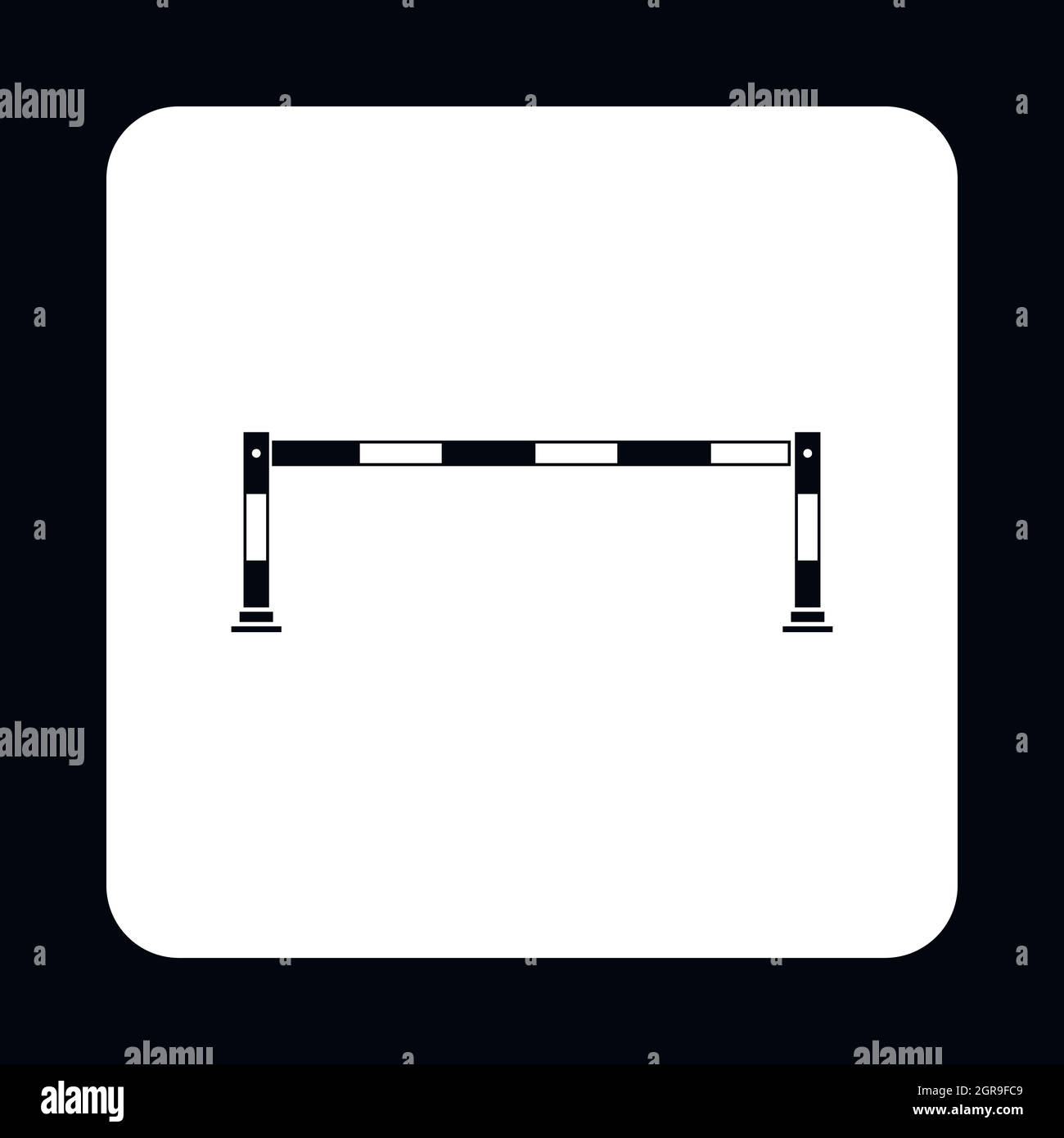 Car barrier icon, simple style Stock Vector Image & Art - Alamy