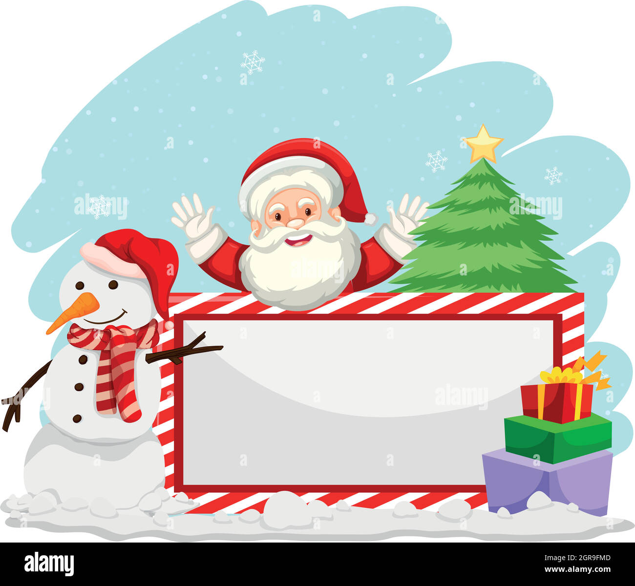 Santa banner hi-res stock photography and images - Alamy